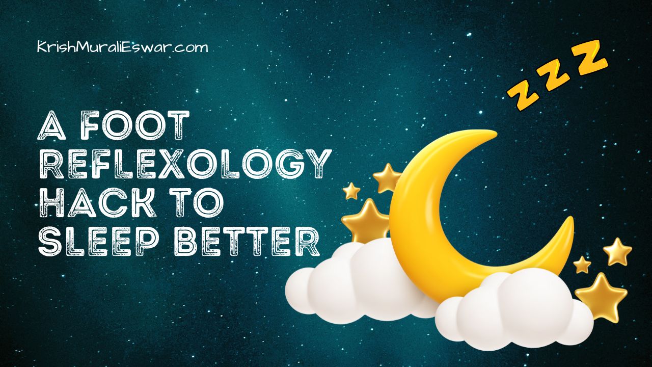 A foot reflexology hack that helps with deep relaxation and to sleep ...